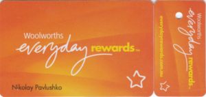 Functional Card: Woolworths Everyday Rewards (Shops - Supermarkets ...