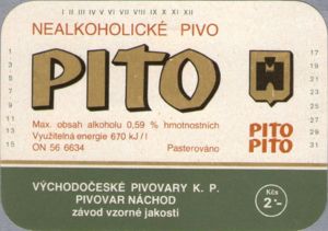 Drink Label: P03-Pito (Pivovar Primátor Náchod, Czech RepublicCol:CZ ...