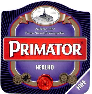 Štítok z nápoja: Px13-Primátor nealko (Pivovar Primátor Náchod, Česká ...