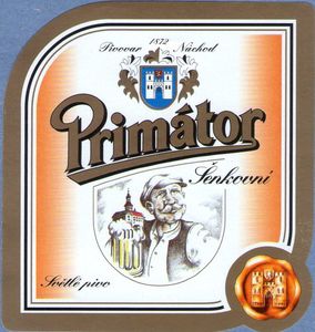 Drank Etiket: Sx1-Primátor šenkovní Světlé Pivo (Pivovar Primátor ...