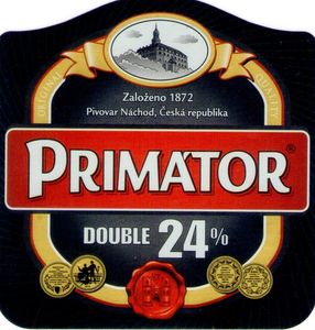Štítok z nápoja: Vx6-Primator Double 24 (Pivovar Primátor Náchod, Česká ...