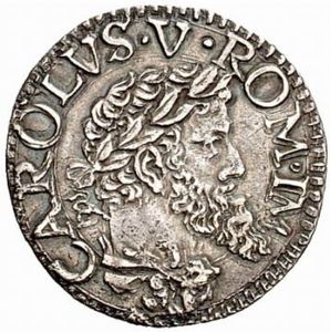 Coin: 1 Carlino (Charles V of Spain. No date) (Italian States) (Naples ...