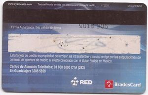 Tarjeta de Banco: C&a (C&A, México) Col:MX-GM-0077