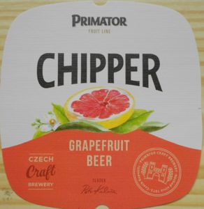 Drink Label: AOx-Chipper Grapefruit beer (Pivovar Primátor Náchod ...
