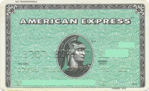 Bank Card: American Express classic MEX 370780 (American Express ...