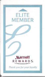 Hotel Card: Elite Member - Marriott Rewards (Marriott, Mexico) Col:MEX ...
