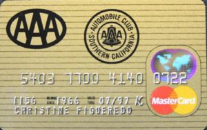 Bank Card: Automobile Club Southern California (Mellon Bank, United ...