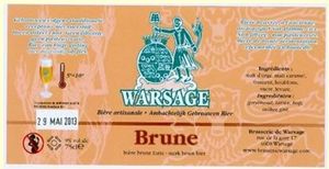 Drink Label: Warsage Triple (Brasserie Warsage, BelgiumCol:BE-BEER-021747