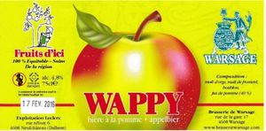 Etiqueta de bebida: Warsage Wappy (Brasserie Warsage, BélgicaCol:BE ...