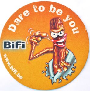 Beer Coaster: BiFi (Unilever / Schafft Ansbach, Germany, Federal ...