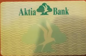 Bankkarte: Aktia Bank (Aktia Bank, FinnlandCol:FI-GM-0018