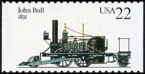 Postzegel: Steam Locomotive - John Bull (1831) (Verenigde Staten van ...