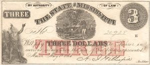Banknote: 3 Dollars (United States of America(Specialized Issues ...