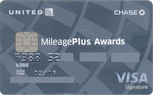Bank Card: United MileagePlus Awards (JPMorgan Chase Bank, United ...