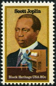 Stamp: Scott Joplin (1868-1917), Ragtime Composer (United States of ...