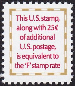 Stamp: Rate Makeup Stamp (United States of America(1991-1994 Regular ...