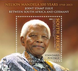 Stamp: Centenary of the Birth of Nelson Mandela (1918-2013) (South ...