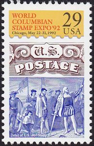 Stamp: World Columbian Stamp Expo '92, Chicago (United States of ...