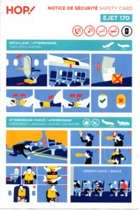 Safety Card: EJET 170 (HOP! Regional, FranceCol:HOP-FR-0006