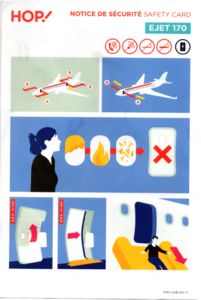 Safety Card: EJET 170 (HOP! Regional, FranceCol:HOP-FR-0006