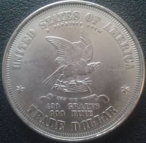 Moneda: 1 Dollar (Liberty Seated European Effigy - PATTERN) (Estados ...