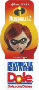 Pegatina de Fruta: Dole Incredibles 2 Helen Parr alias Elastigirl ...