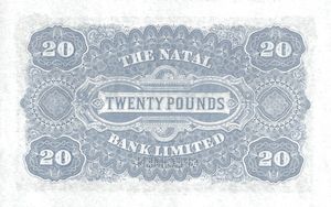 Banknote: 20 Pounds (South Africa(Local Issues) Wor:P-S469s