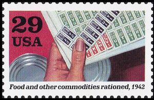 Stamp: Ration coupons (Food and other commodities rationed) (United ...