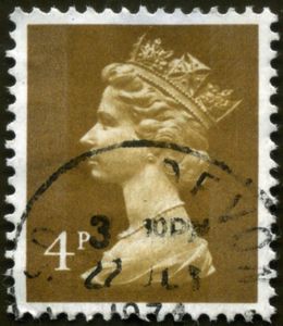 Stamp: Queen Elizabeth II - Decimal Machin (United Kingdom of Great Britain & Northern Ireland ...