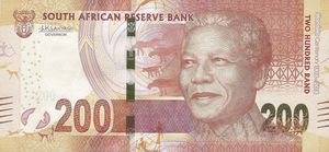 Banknote: 200 Rand (South Africa(2018 "Nelson Mandela Centenary ...