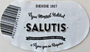 Etiqueta de bebida: SALUTIS Gourmet (Alto Minho, Lda., PortugalCol:PT-WATER-000149