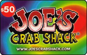 T Card Joes 50 Joes Crab Shack United States Of America Joe