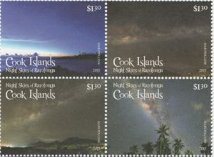 Stamp: Se-tenant Block Of 4 (Cook Islands(Night Skies of Rarotonga) Mi ...