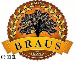 Drink Label: Braus Blond (Brouwerij Brauss, BelgiumCol:BE-BEER-021841
