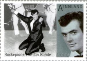 Stamp: Pioneers of Rock Music- Jan Rohde (Norway) (Music) Mi:NO 1697,Sn ...