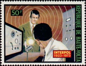 Stamp: Cross Examination (Upper Volta(50th Anniversary of INTERPOL) Mi ...