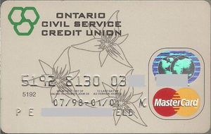 Bank Card: Ontorio Civil Service Credit Unón (Access Credit Union ...