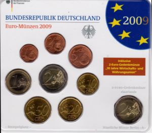 Coin: Various Euro (Mint Set 2009) (Germany, Federal Republic) (2002 ...