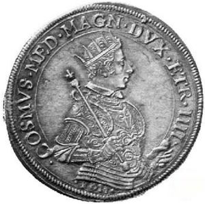 Coin: 1 Tallero (Cosimo II di Medici) (Italian States) (Pisa (1569~1801 ...