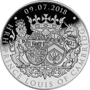 Coin: 5 Pounds (Royal Christening, Prince Louis) (Gibraltar(2015~2022 ...