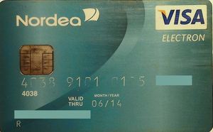 Bank Card: Nordea VE (Nordea Bank, RussiaCol:RU-VE-0543.02