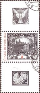 Stamp: Heritage of Czech Philatelic Design : Mucha's Hradcany (Czech ...