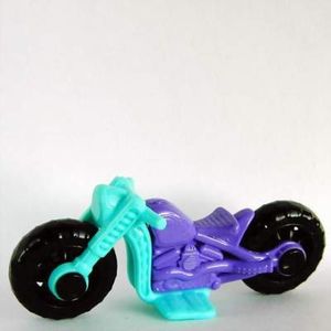 Meal Toy: Purple-blue motorcycle (Kinder Surprise, Europe) (Kinder ...