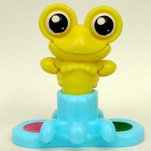 Meal Toy: Yellow Frog (Kinder Surprise, Worldwide) (Kinder - Natoons ...