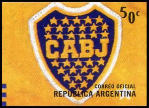 Stamp: Boca Juniors - Emblem (Argentina(Argentina's Football Clubs) Mi ...