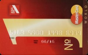 Bank Card: MasterCard World "Number One" (Bank Delta, UkraineCol:UA-MC ...