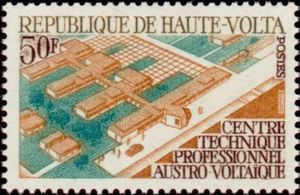 Stamp: Technical academy (Upper VoltaMi:BF 318,Sn:BF 233,Yt:BF 232,Sg ...
