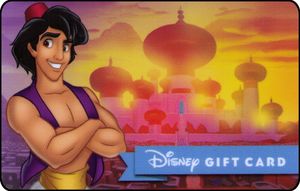 Gift Card: Aladdin (Disneyland USA, United States of America(Movie) Col ...