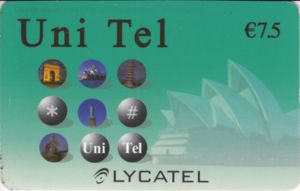 Carte téléphonique: Uni Tel (Remote Memory France , France(Lycatel) Col ...