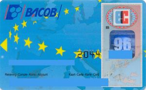 Bank Card: BACOB Bank - ec 96 (BACOB Bank, BelgiumCol:BE-GM-0017